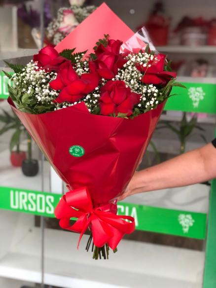 BUQUÊ DE ROSAS - Floricultura Yan